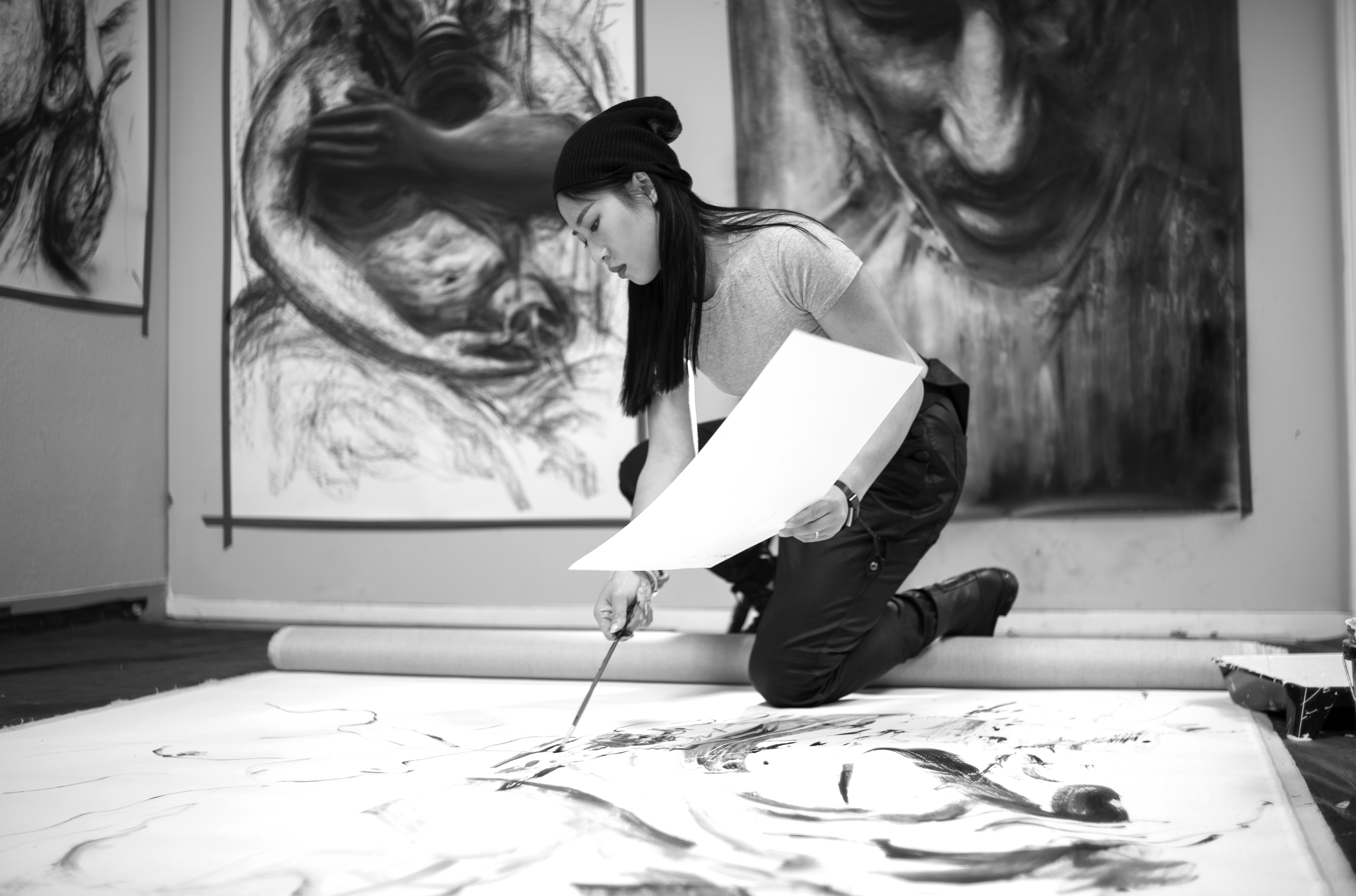 Painting Her Truth • China Native Lin Fei Fei Gifts Holy Diver with ...