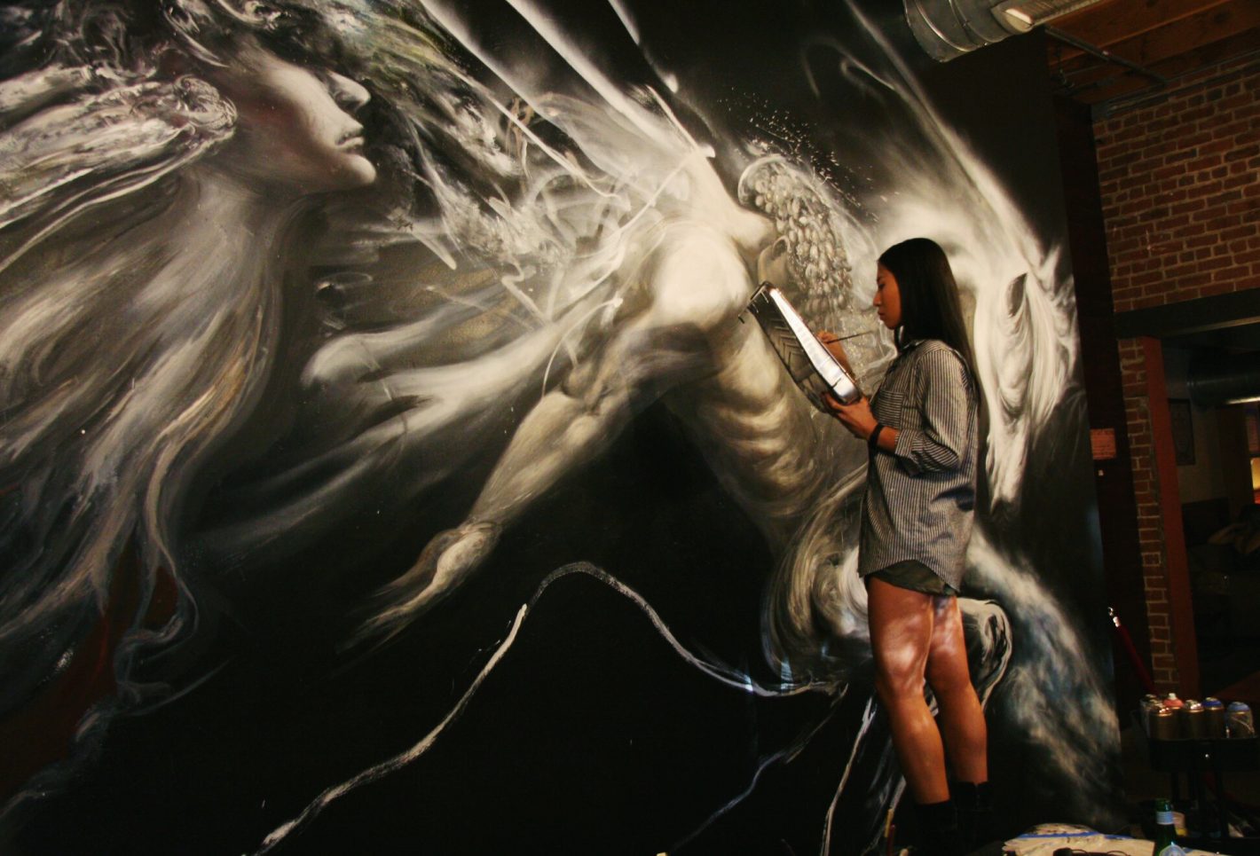 Painting Her Truth • China Native Lin Fei Fei Gifts Holy Diver with ...