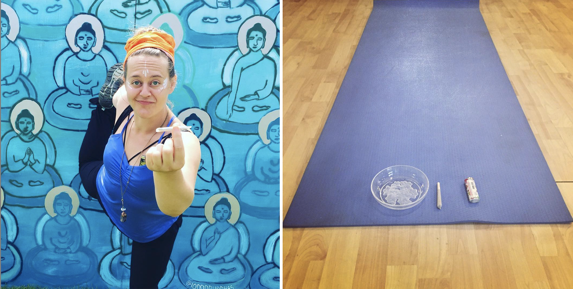 Mellow on the Mat • Katy Karns Explores the Benefits of Mixing Cannabis ...